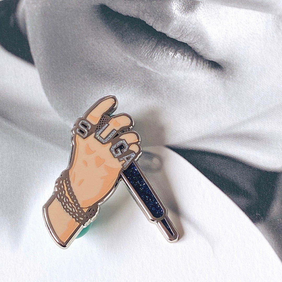 Sugas Rings Yoongi BTS Inspired Enamel Pin 방탄소년단 Agust D - Etsy