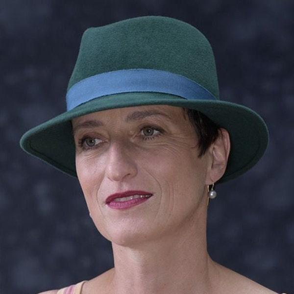 Trilby Fedora - Etsy