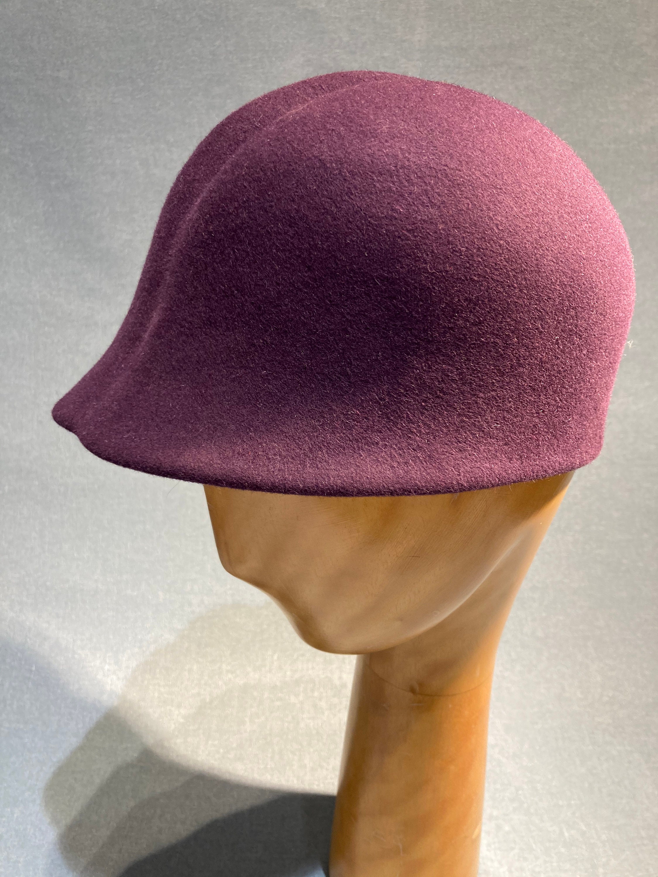 Felthat, Hat, Cloche, Twenties Style, in a Shell Shape - Etsy