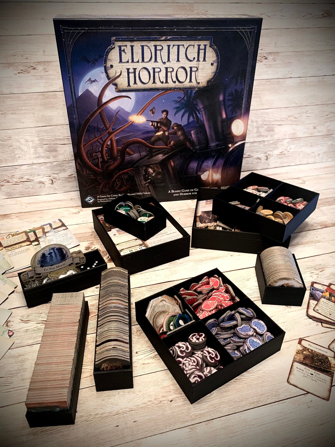 Eldritch Horror ALL 8 Expansions Game Organizer | Etsy