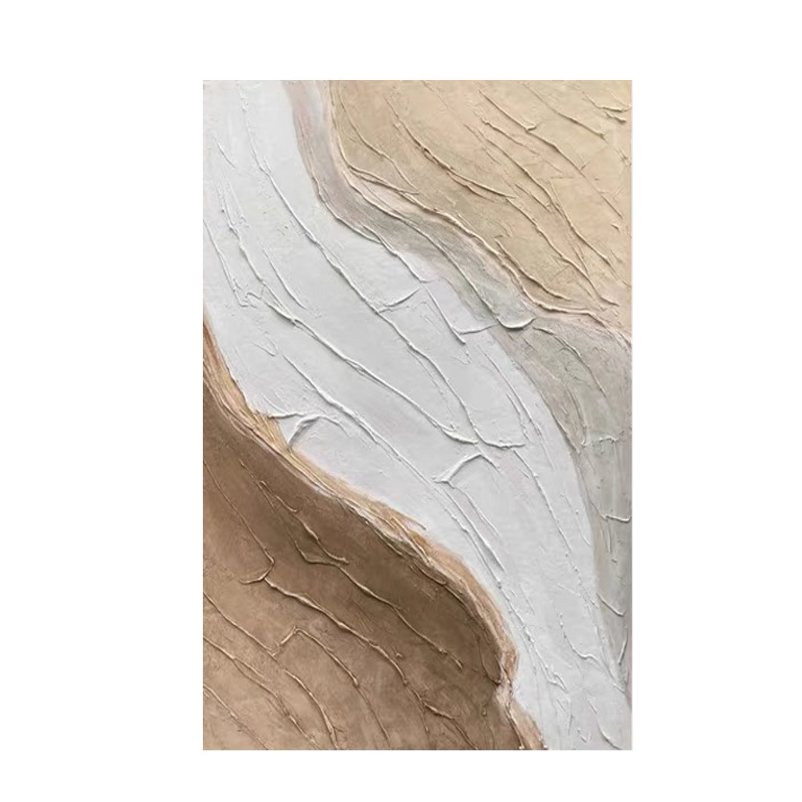 Textured Art Earth Tone Wall Art Large Oil Painting - Etsy