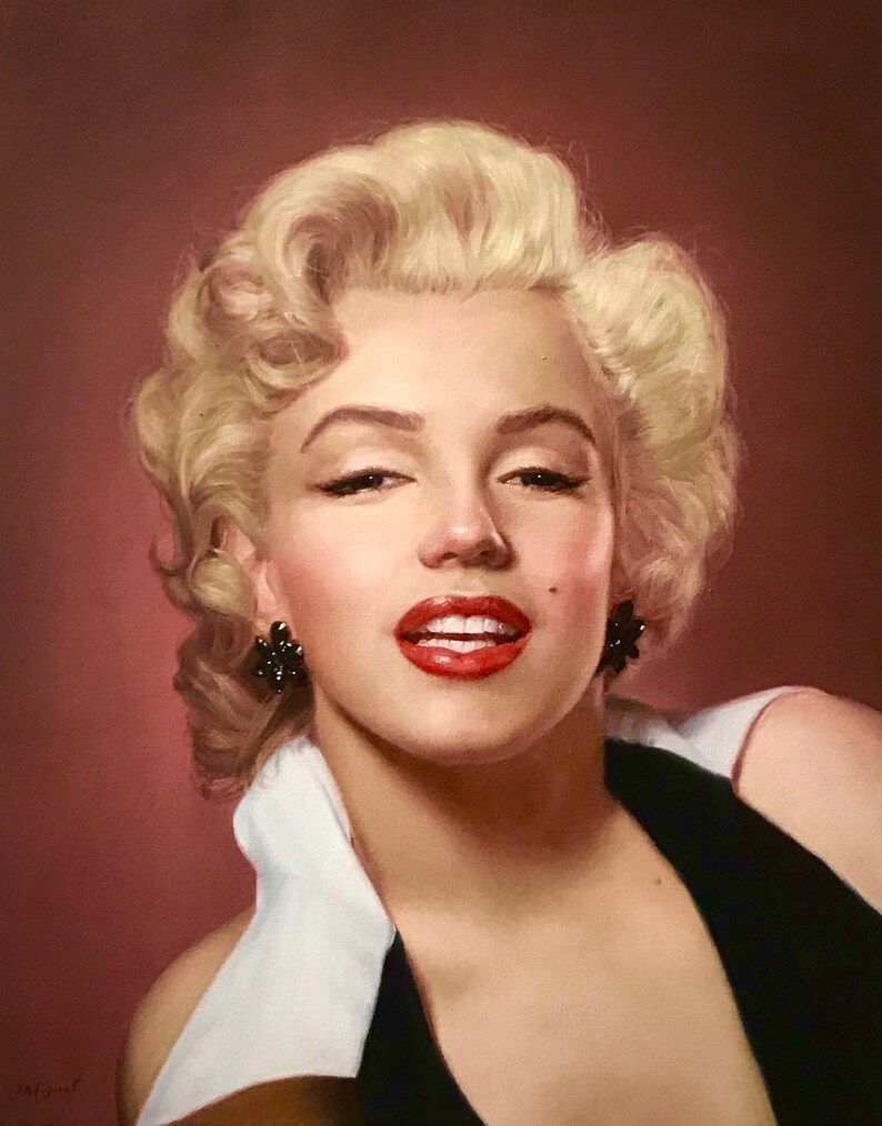 Custom Oil Celebrity Portrait from Photo. Handmade Painting on | Etsy