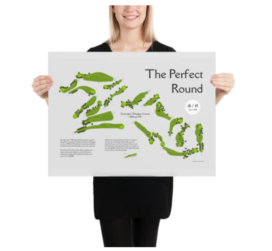 The Perfect Round: Disc Golf's Greatest Round - 24x16 - Etsy
