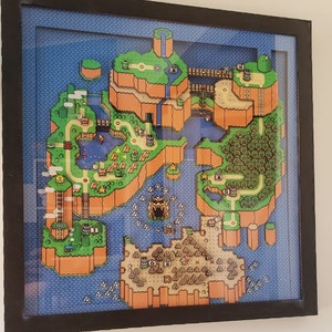 Super Mario World Shadowbox - - Etsy
