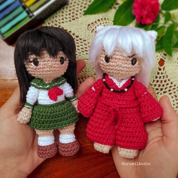 PDF BUNDLE PATTERN Inuyasha and Kagome: English & Spanish | Etsy