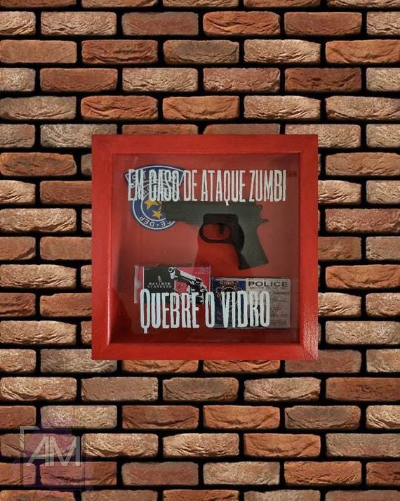 In Case of Zombie Attack Break Glass | Etsy