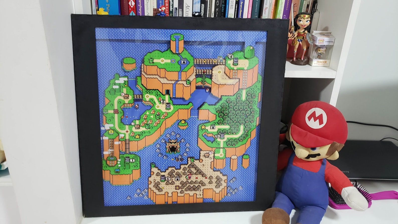 Super Mario World Shadowbox - - Etsy