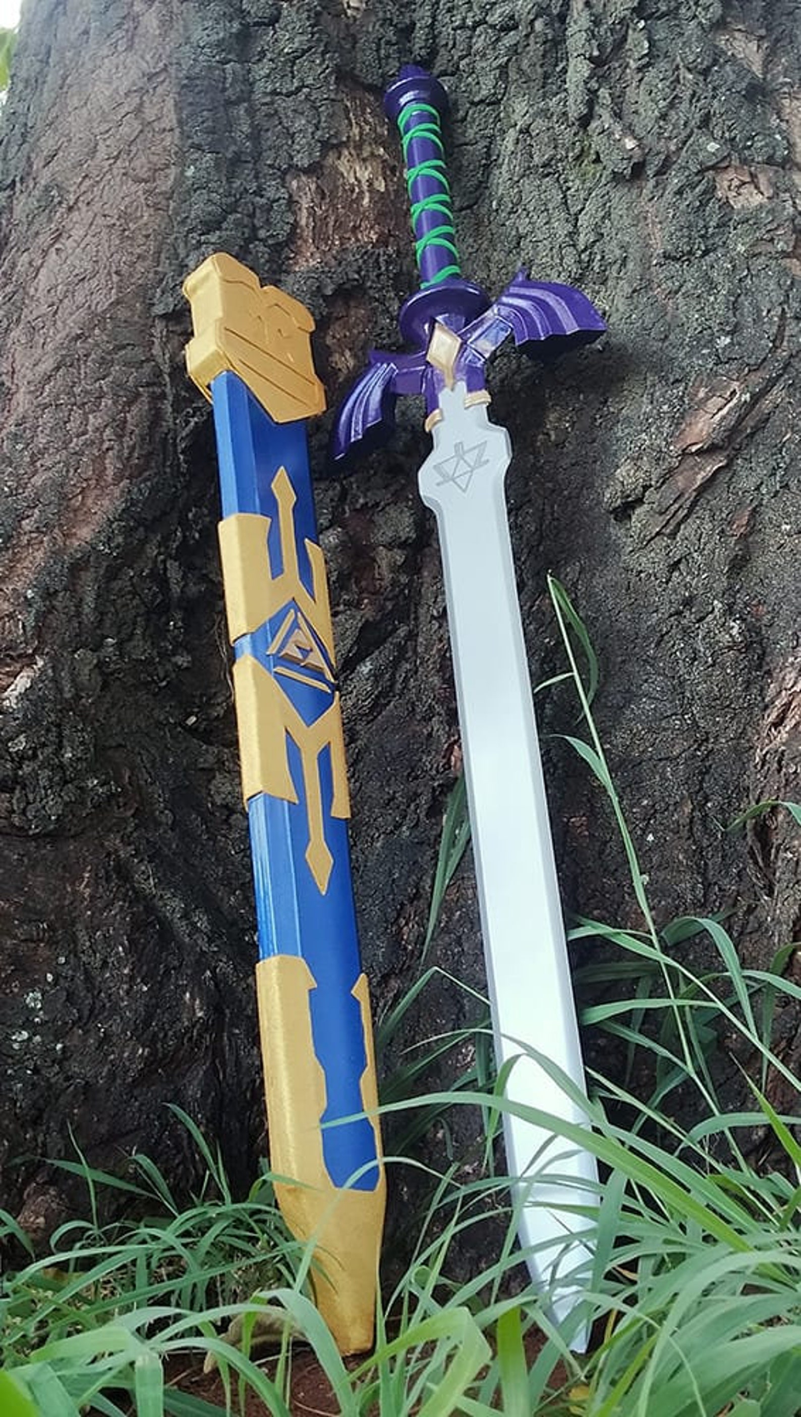 Master Sword Set of Breath of the Wild Game Version From - Etsy