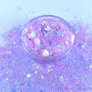 lavender glitter
