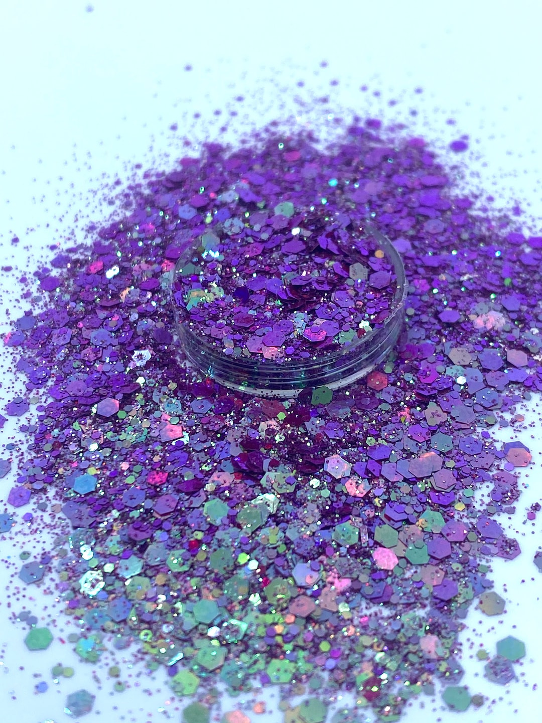Purple Mix Glitter, Polyester, Nail Art, Tumblers, Slime, Deco, Crafts ...