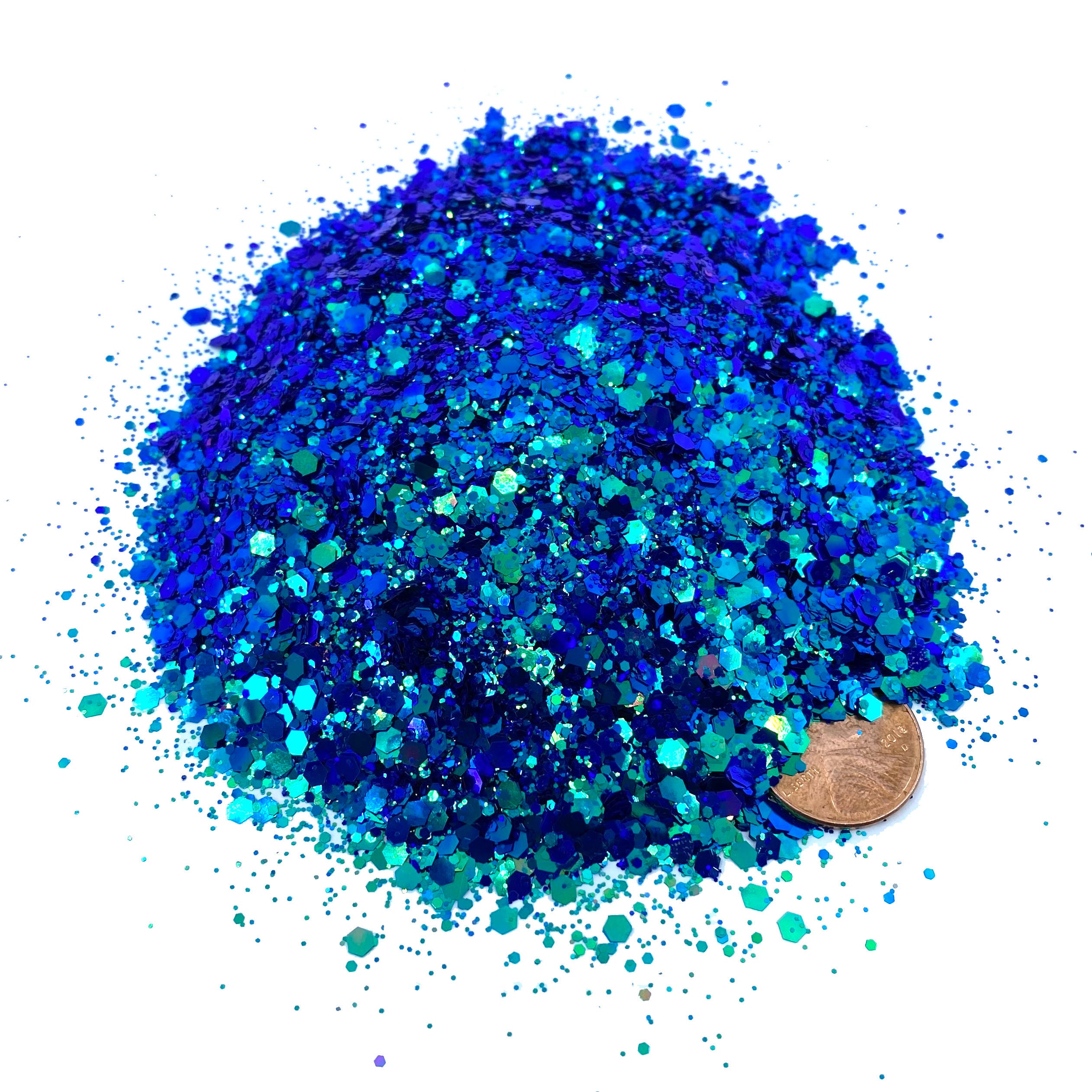 Ocean Blue Shifting Mix Glitter Ocean Polyester Glitter - Etsy