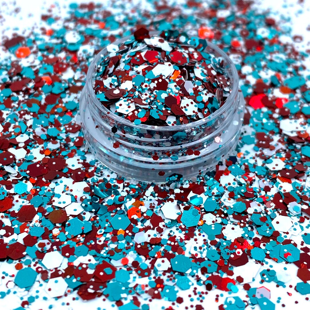 Freedom Independence Mix Glitter, 4th of July, Polyester Glitter ...