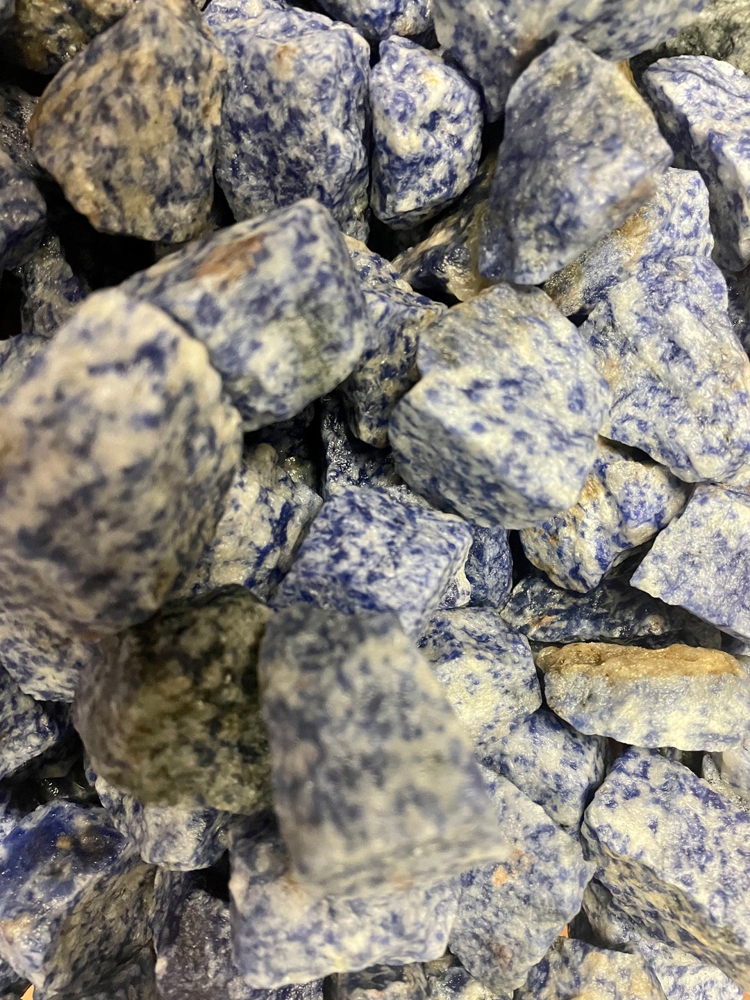 Raw Blue Quartz Crystals, Blue Quartz Lapidary Rough, Bulk Rough ...
