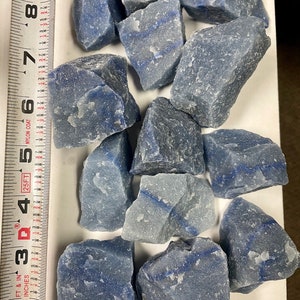 Blue Quartz Rough Natural Stones: Choose 1 Lb, 2 Lbs 5 Lbs or 11 Lbs ...