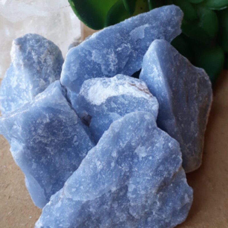 Angelite Stone - Etsy