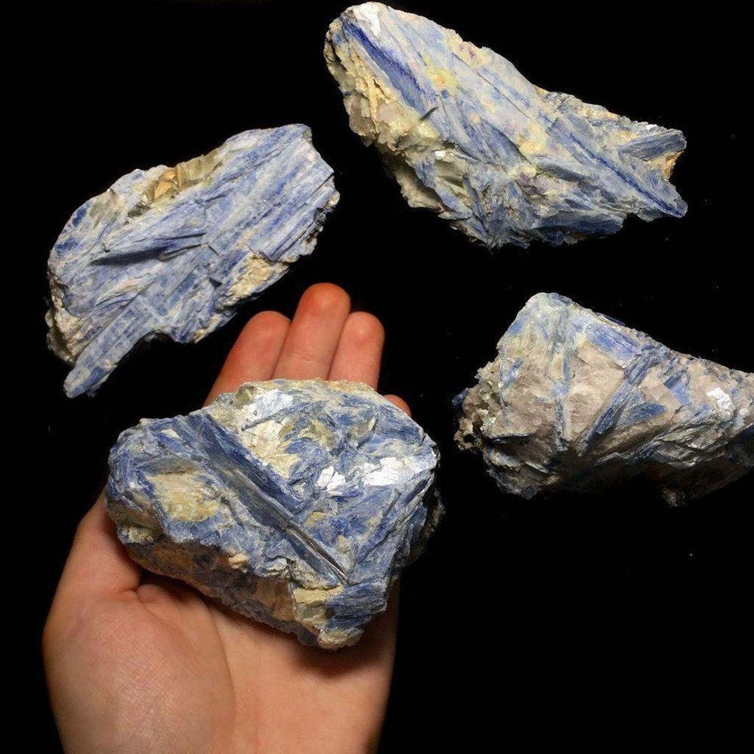 Raw Blue Kyanite Blade: Extra Large AAA Grade Crystal (3-7 Inch) - Etsy