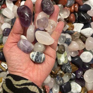 Assorted Mixed Tumbled Stones, Wholesale, Bulk Lot Assorted Tumbled ...