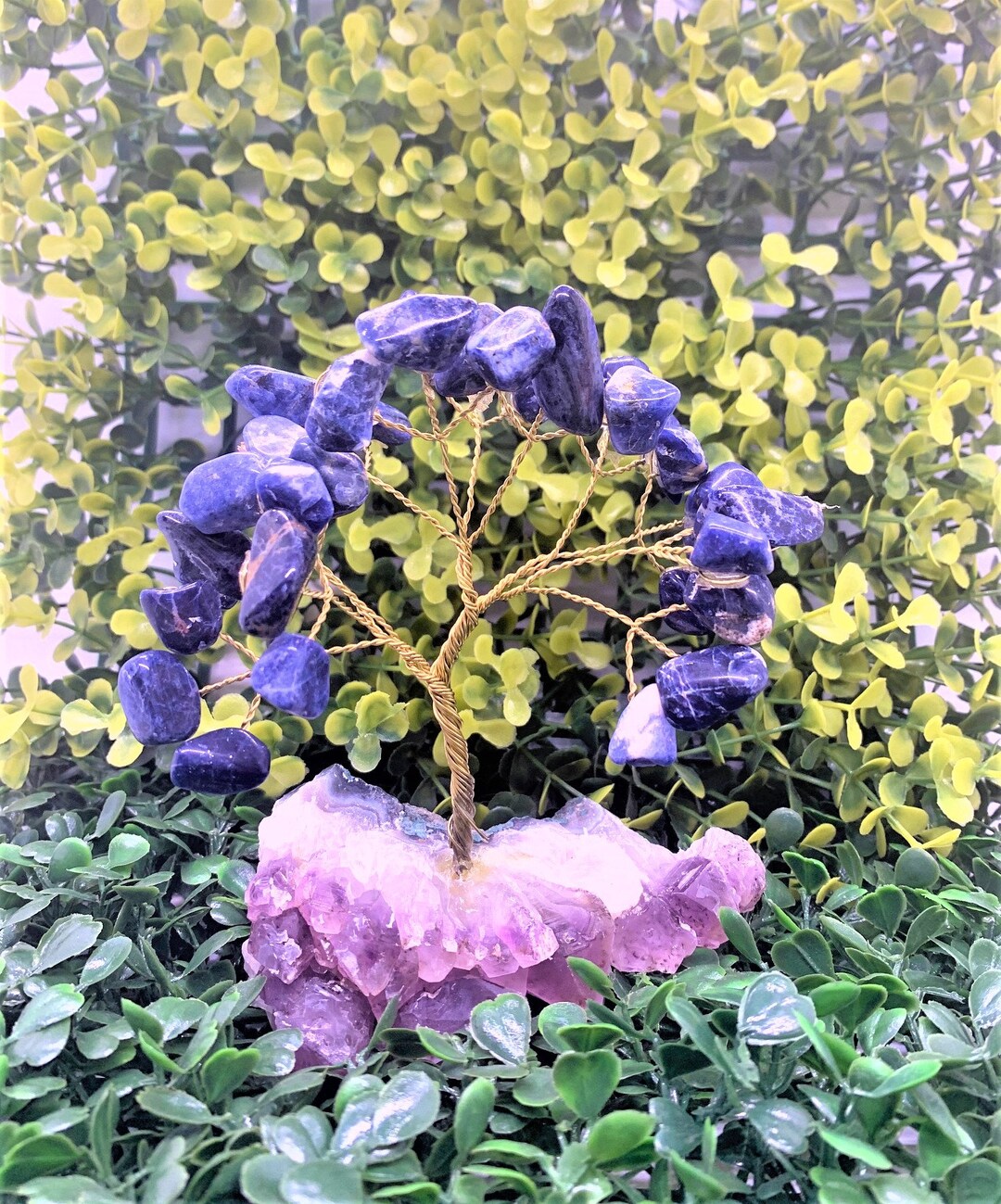 Amethyst Crystal Healing Tree | Tree Gemstone | Tree Healing | Natural ...