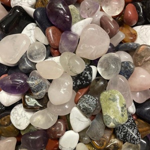 Assorted Mixed Tumbled Stones, Wholesale, Bulk Lot Assorted Tumbled ...