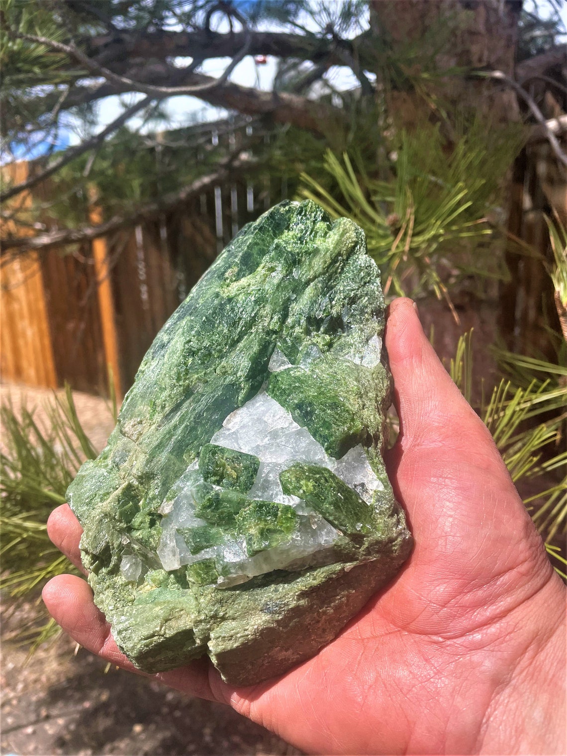 Raw Chrome Diopside Specimen: AAA Grade Healing Crystal - Etsy