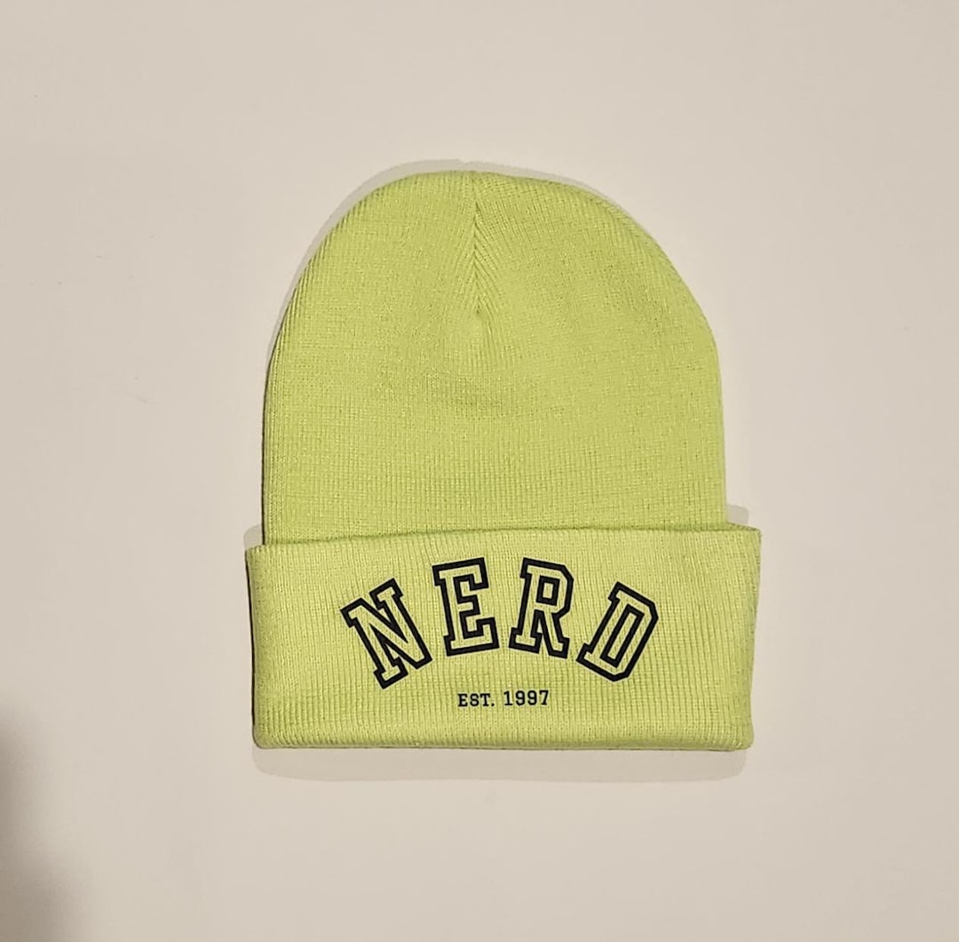 Fluorescent Safety Yellow Toque, Kids Beanie, Youth Hat, Unisex Apparel ...