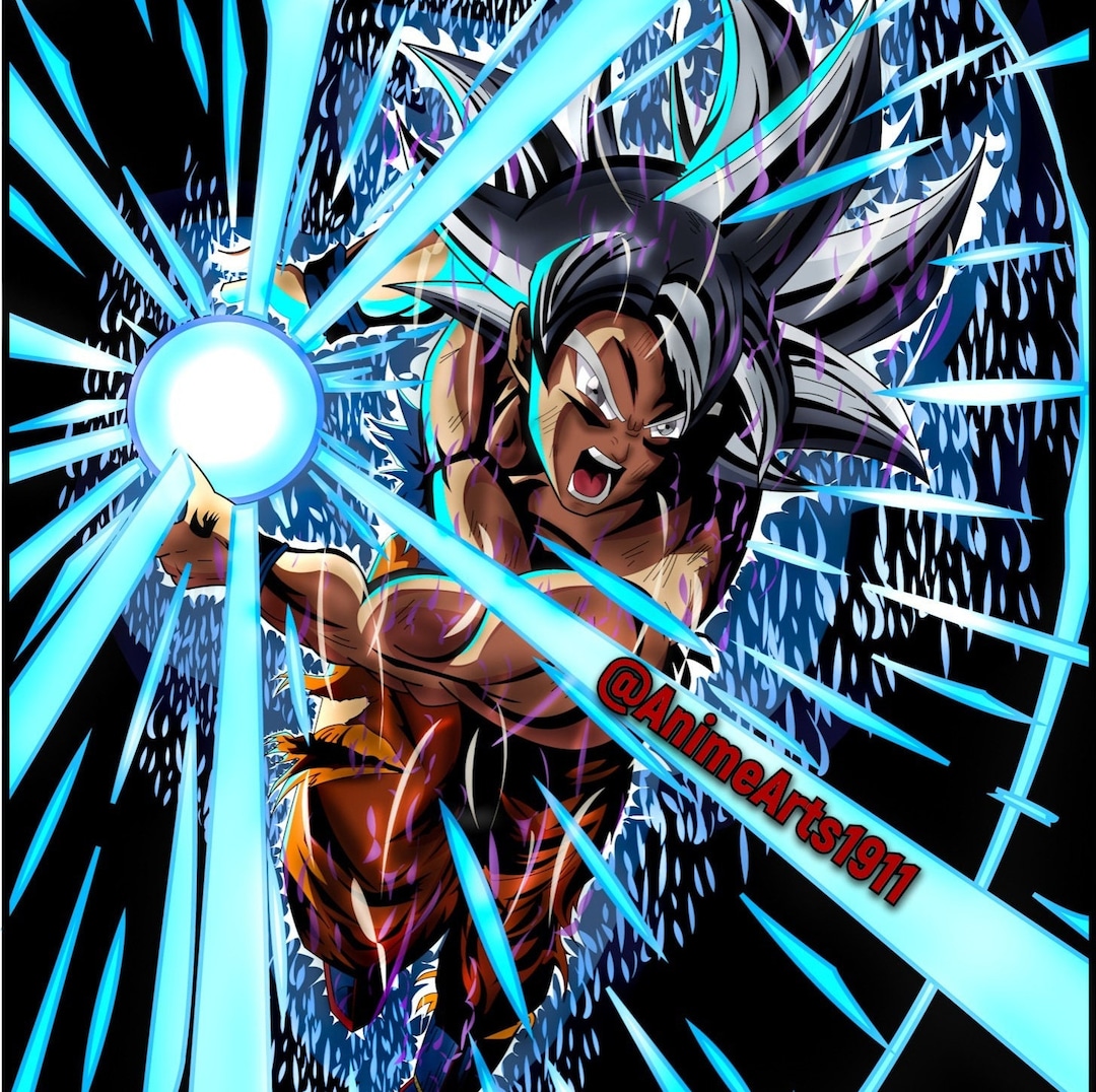 Ultra Instinct Goku Kamehameha - Etsy