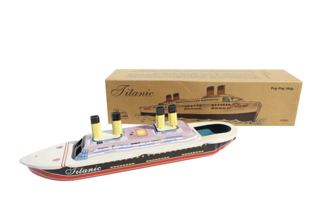 Pop Pop Boat Titanic lithographed, Made in India candle Steam Boat - Etsy