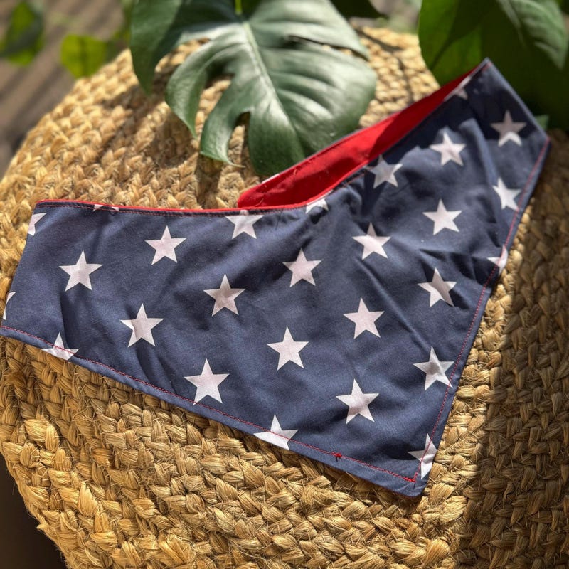 Purple Star Bandana - Etsy UK