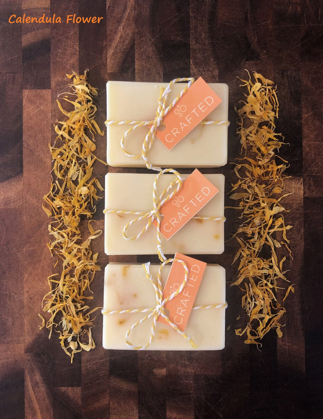 3 Citrus Calendula soap, natural soap, vegan soap, handmade soap, palm ...