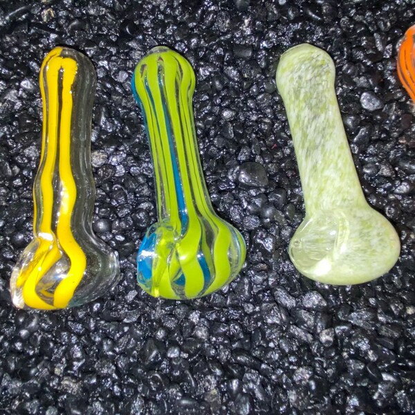 Hand Blown Glass Pipes - Etsy