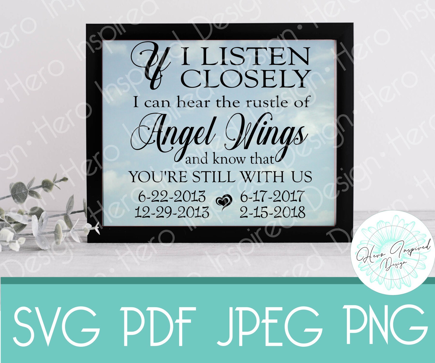 Rustle of Angel Wings SVG Angel Wings SVG Angel SVG - Etsy