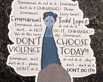 EMMANUEL DON'T Do It Emmanuel No, Emmanuel the Emu, Funny Tiktok Shirt ...