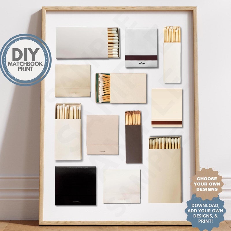 Blank Match Box - Etsy