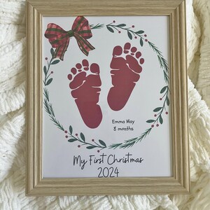 My First Christmas Printable Christmas Handprint Craft Handprint Art ...