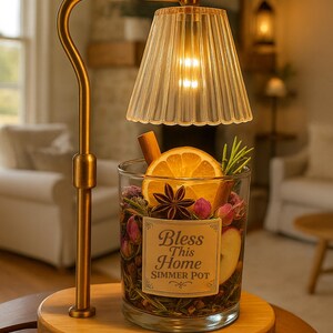 Hostess Gift Simmer Pot - Stovetop Potpourri Jar Dried Fruit - New Home ...