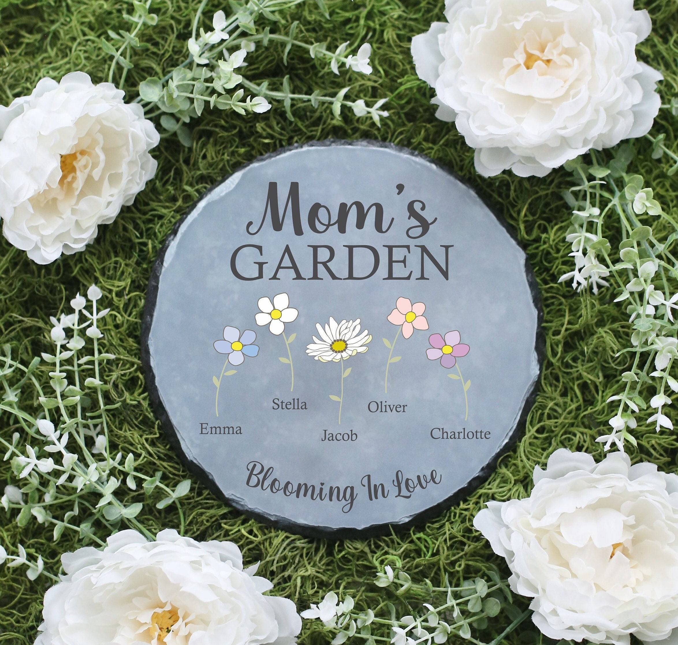 Personalized Garden Stone Mother's Day Gift - Etsy