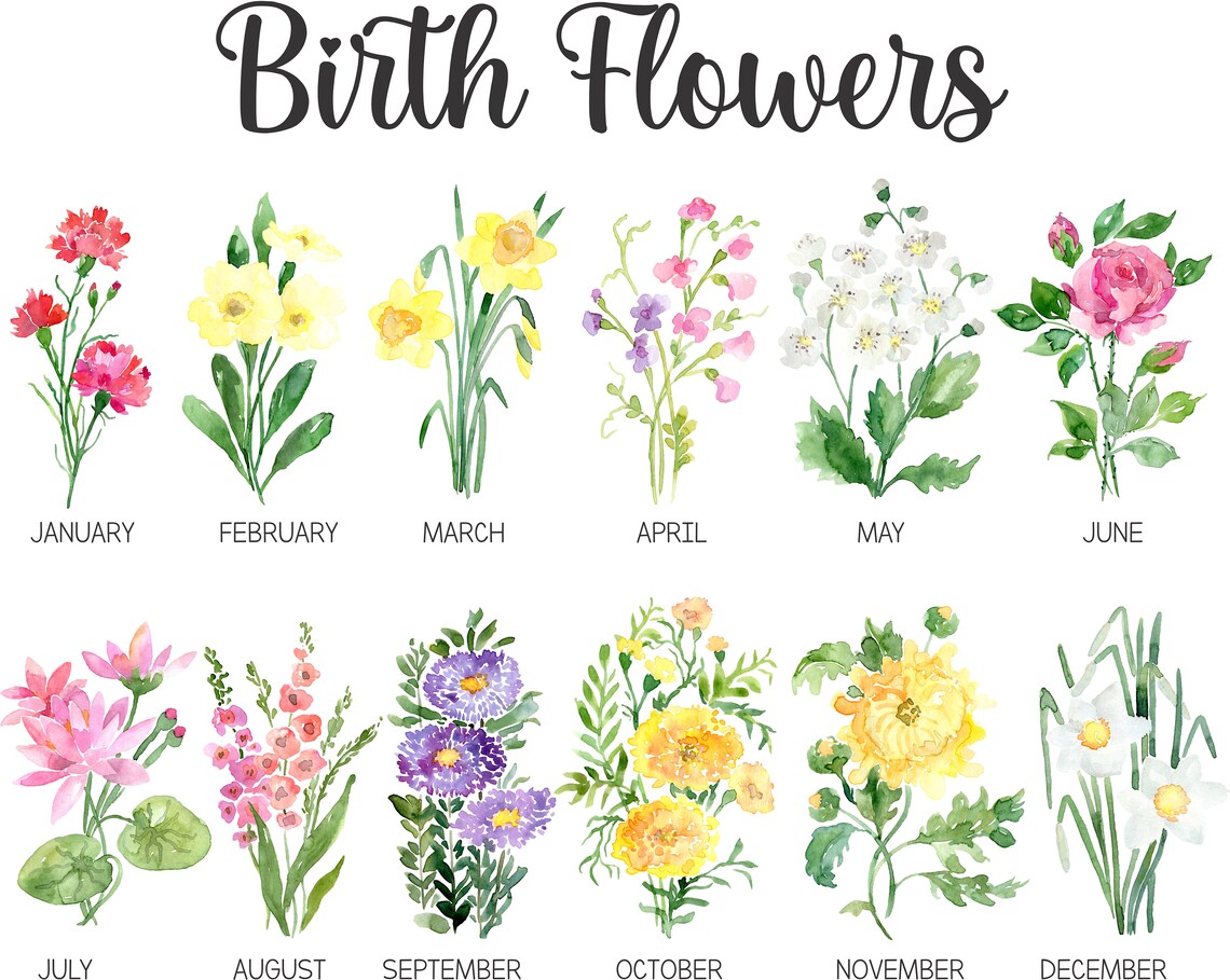 Birth Flower Personalized Gift Personalized Garden Stone - Etsy