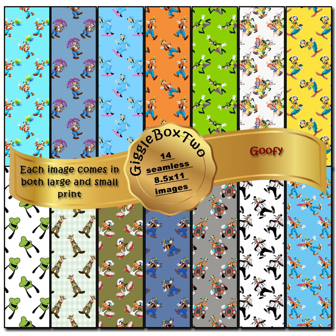 Goofy Design Formatted for 8.5 X 11 by Giggleboxdesigntwo Paper, Fabric ...