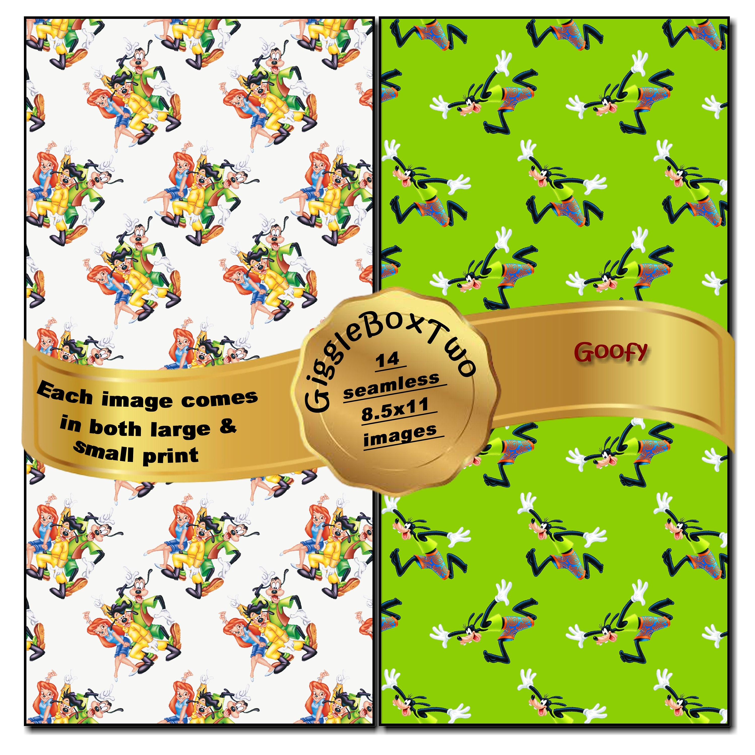 Goofy Design Formatted for 8.5 X 11 by Giggleboxdesigntwo - Etsy