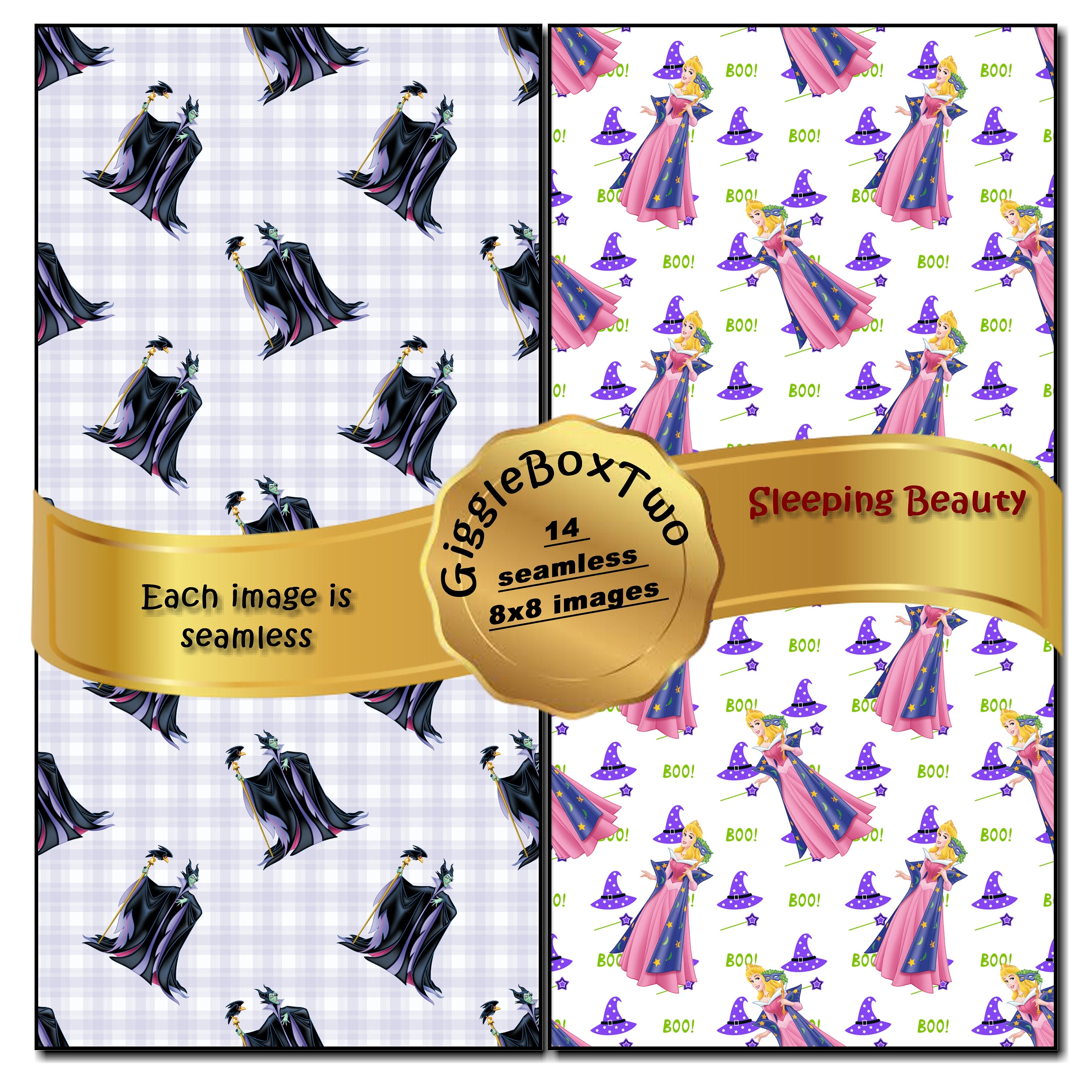 Sleeping Beauty Digital Paper Pack - Etsy