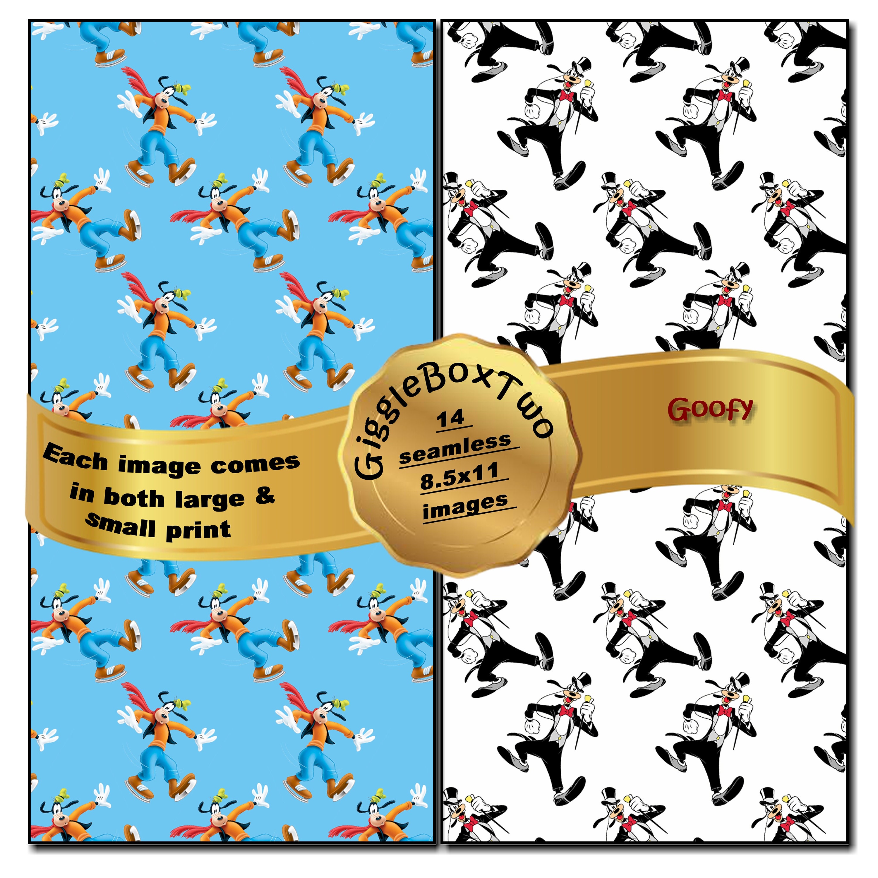 Goofy Design Formatted for 8.5 X 11 by Giggleboxdesigntwo - Etsy