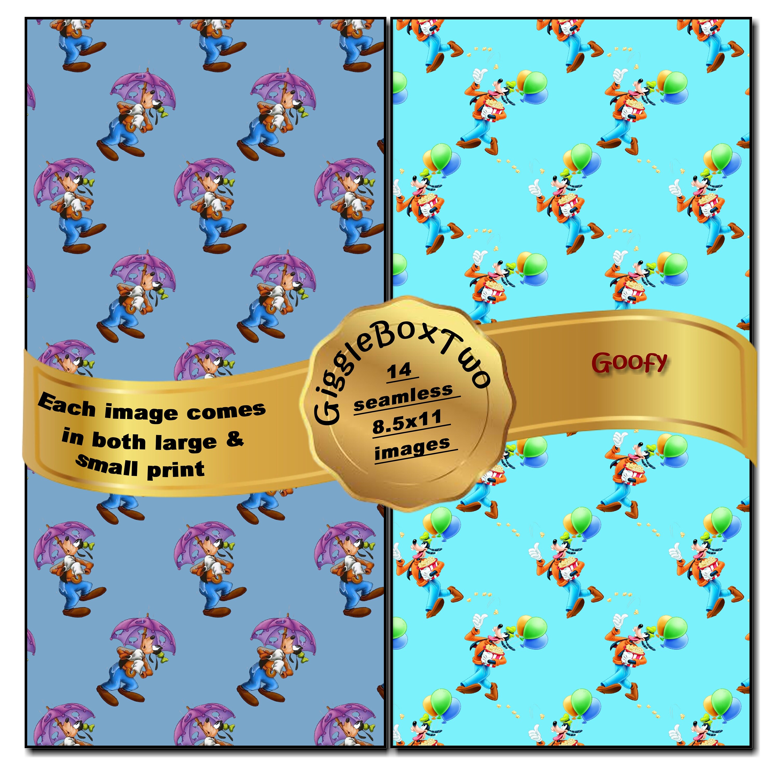 Goofy Design Formatted for 8.5 X 11 by Giggleboxdesigntwo - Etsy