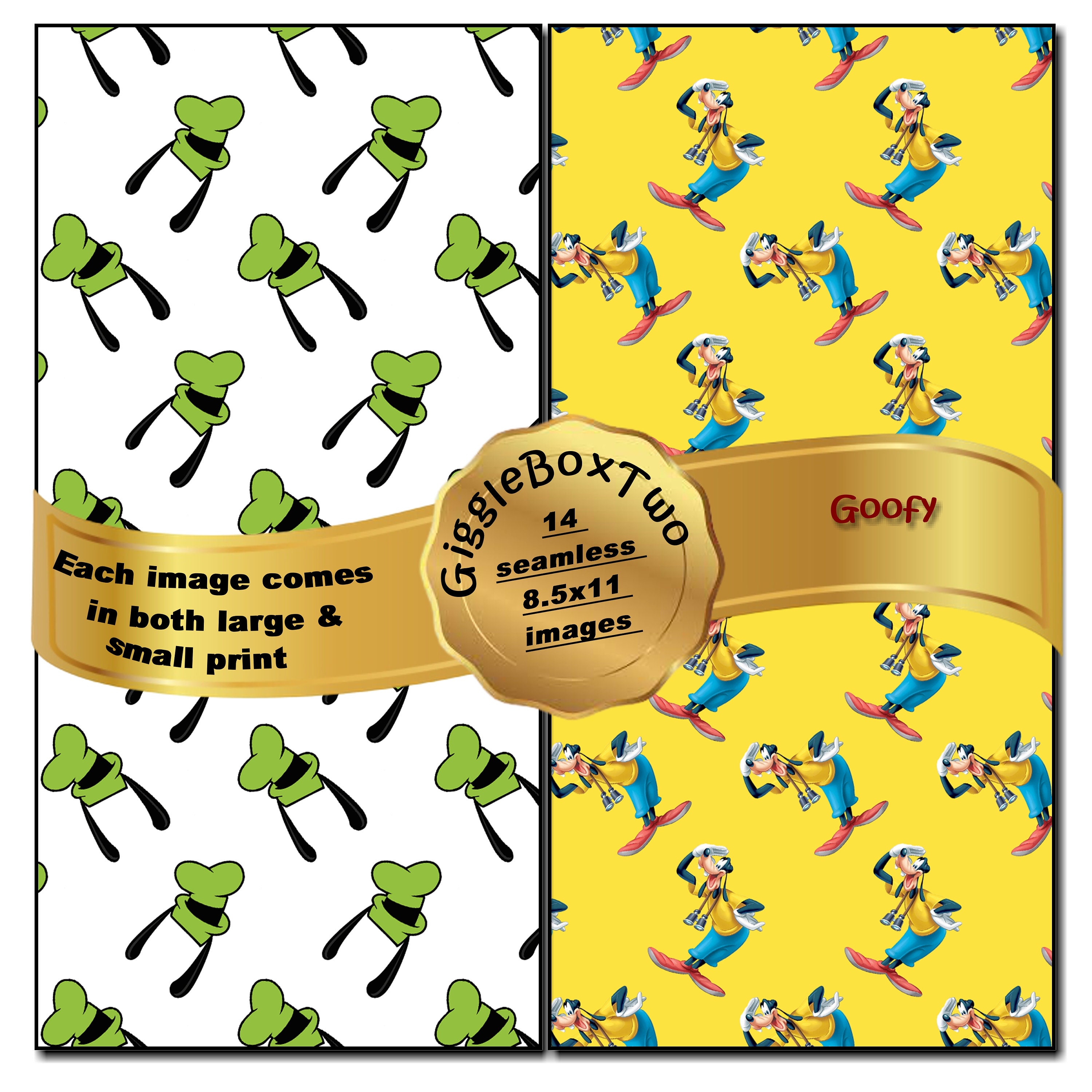 Goofy Design Formatted for 8.5 X 11 by Giggleboxdesigntwo - Etsy