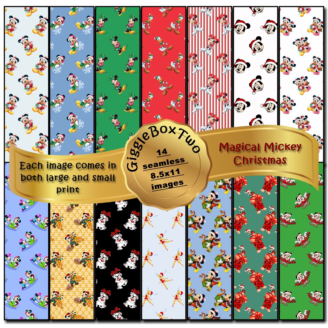 Mickeys Magical Christmas Design Formatted for 8.5 X 11 by ...