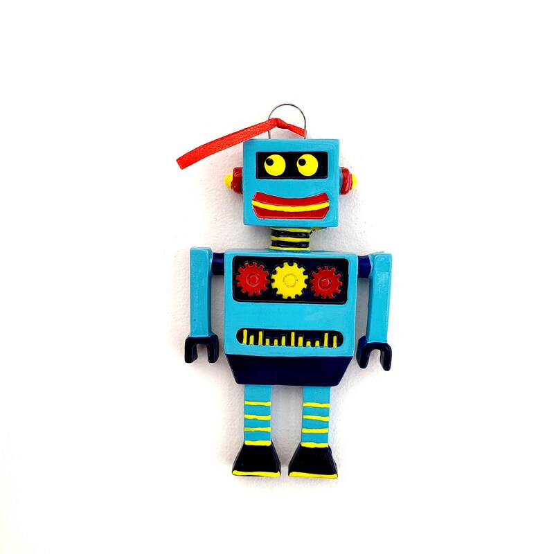 Robot Ornament - Etsy