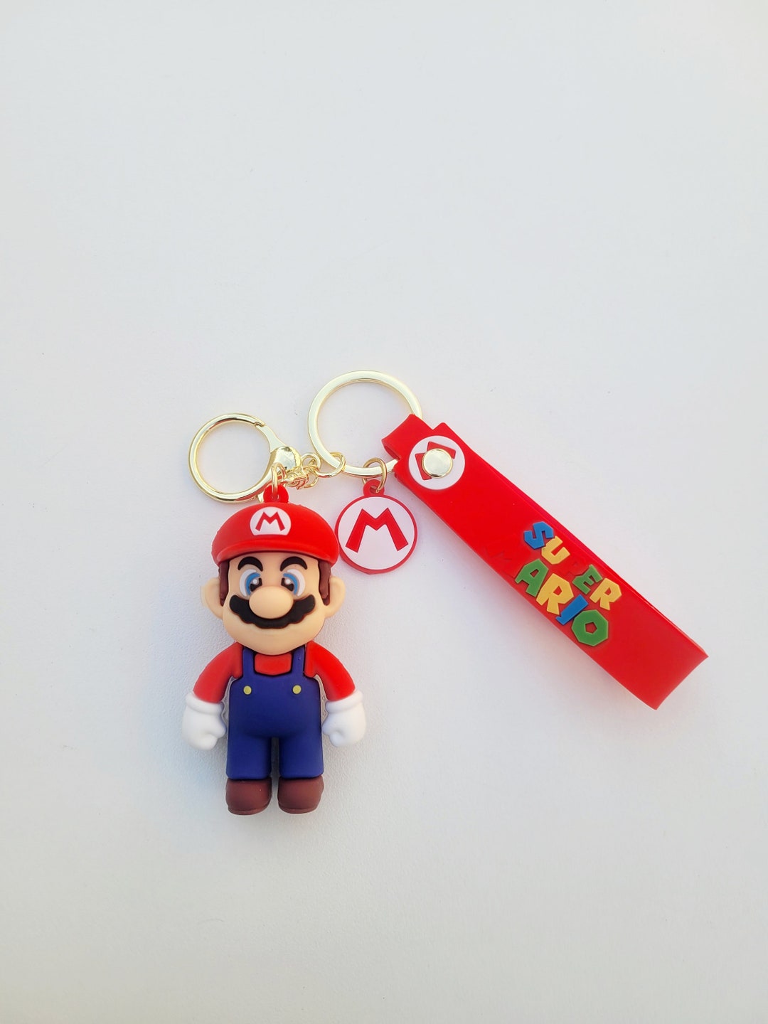 Super Mario Keychain/ Luigi/ Yoshi/ Donkey Kong/ Princess Peach ...