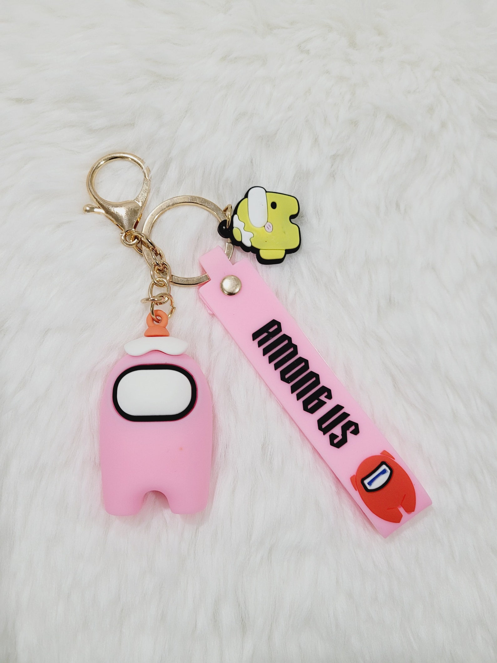 Among Us Keychain, Among Us With Name, Personalized Keychain, Pendant ...