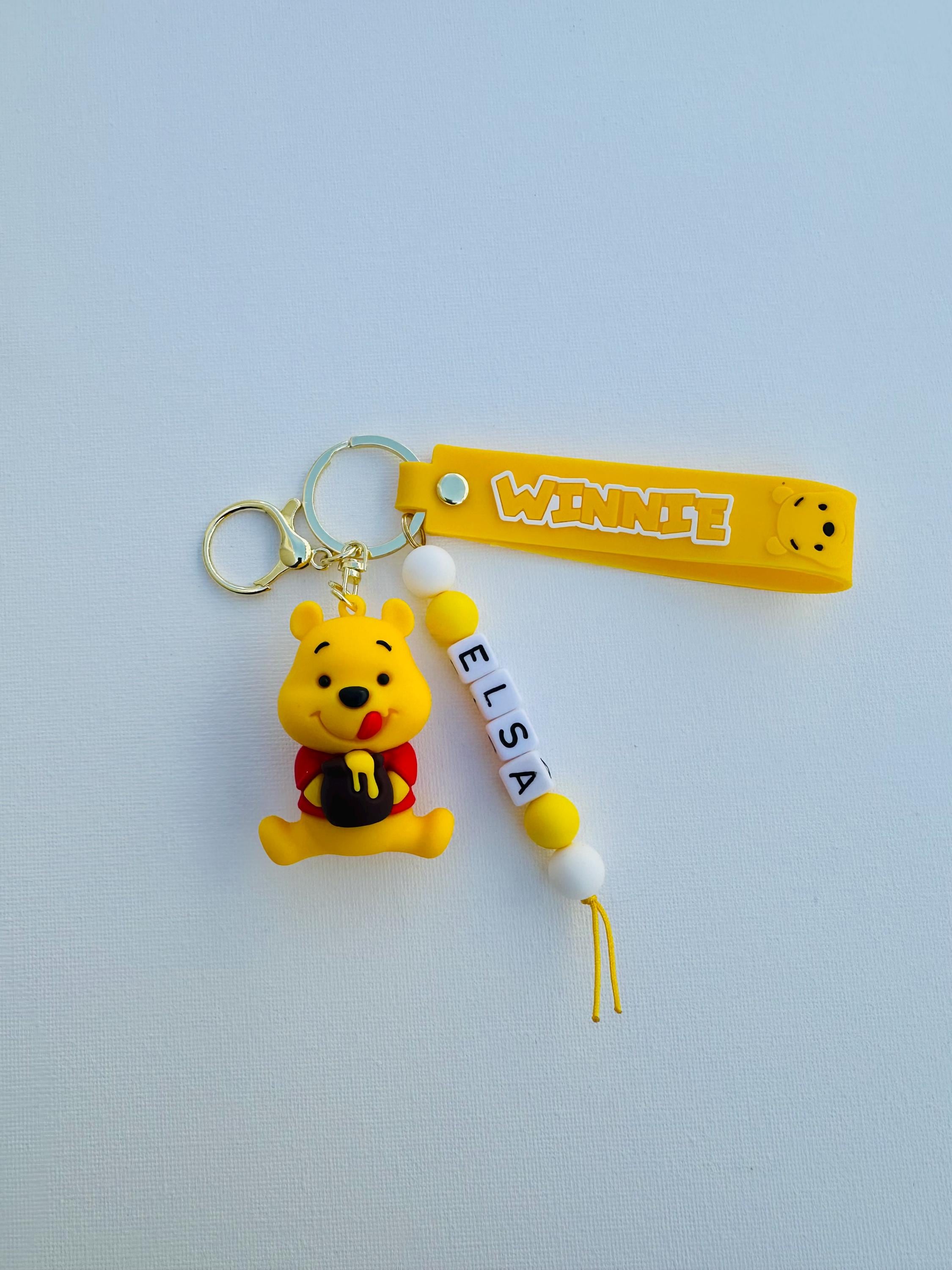 Winnie the Pooh Keychain W/name /tigger Keychain W/name /pendant ...