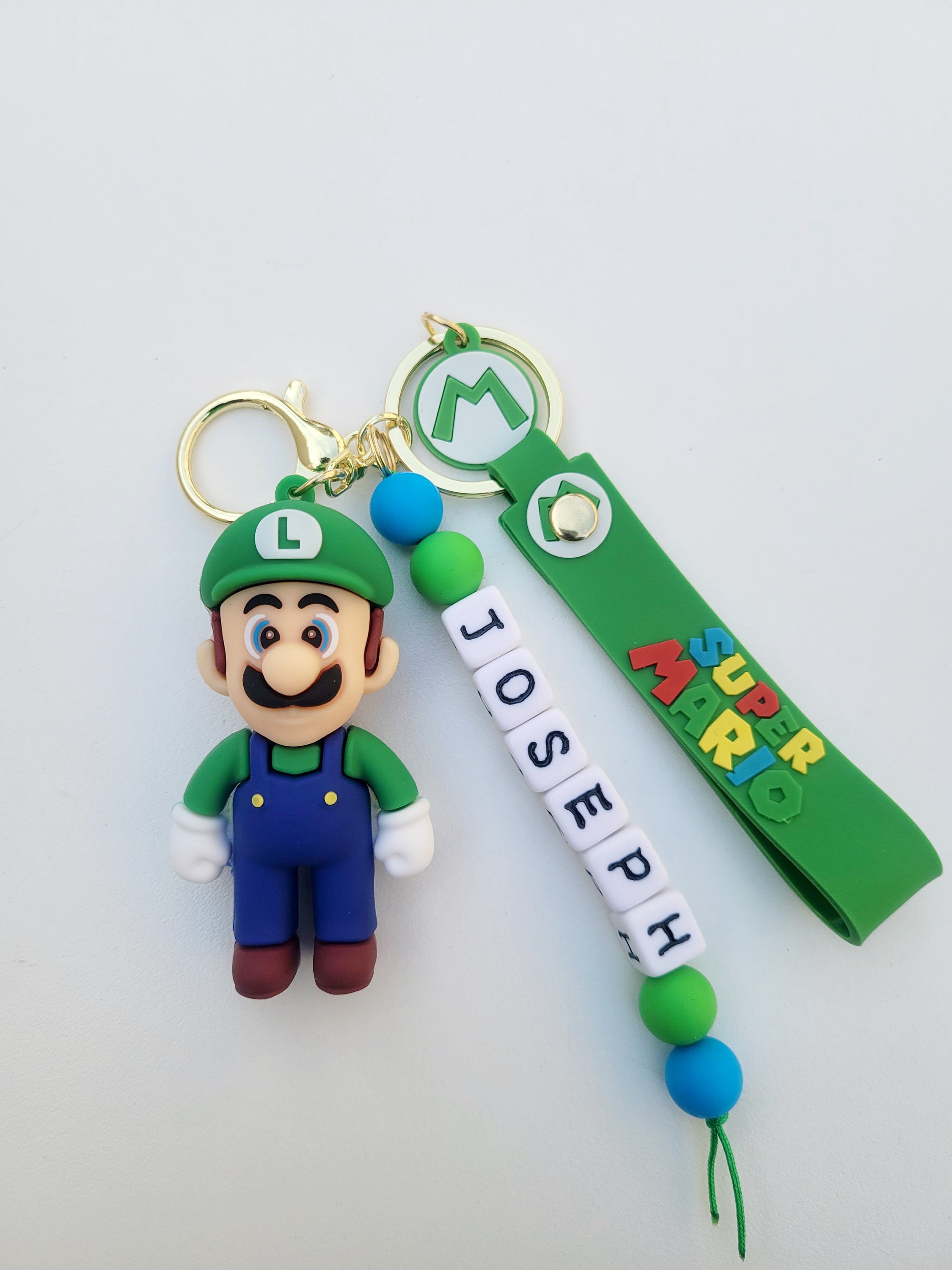 Super Mario Keychain/ Luigi/ Yoshi/ Donkey Kong/ Princess - Etsy