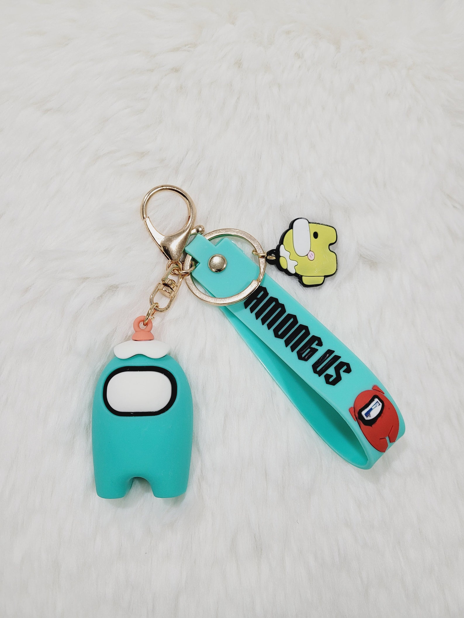 Among Us Keychain Among Us With Name Personalized Keychain Pendant